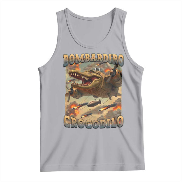 Funny Italian Brainrot Bombardiro Crocodilo Tank Top Gen Z Meme TS11