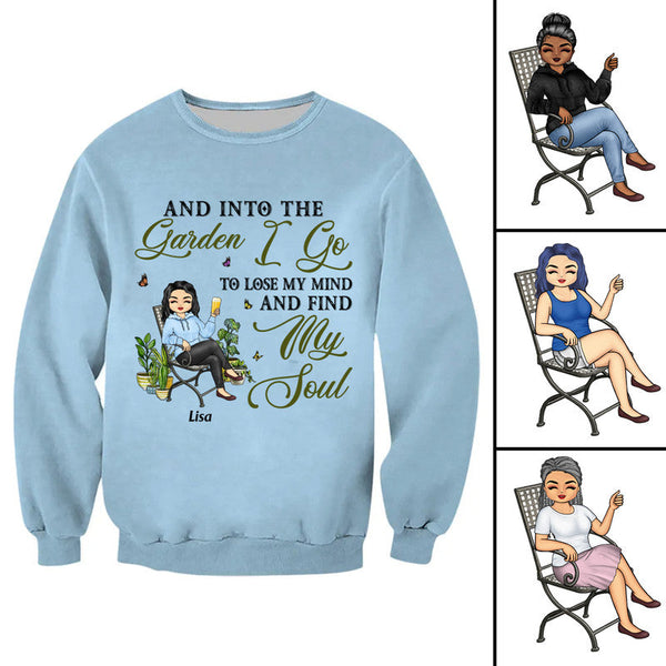Personalized Gardening and Into The Garden I Go Gardening Sweatshirt CTM