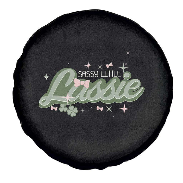 Cute St Patricks Day Spare Tire Cover Sassy Little Lassie for Girl Kids ...