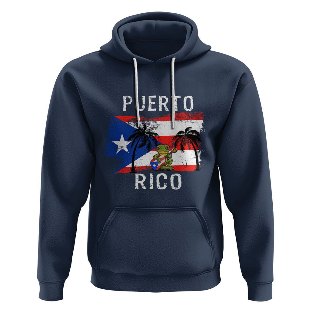 Puerto Rico Flag Spirit Animal Coqui Frog Puerto Rican Boricua Hoodie ...