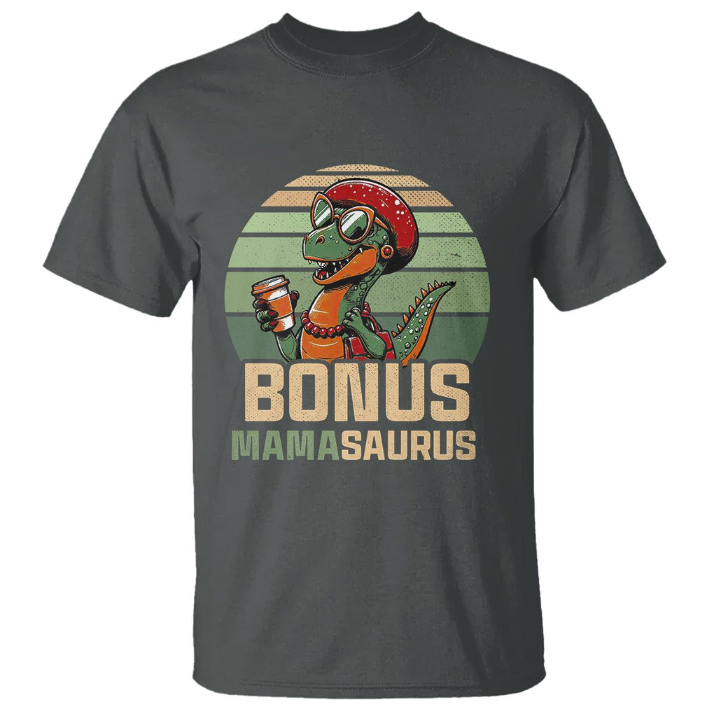 Funny Dinosaur Stepmom T Shirt Bonus Mamasaurus Mom Mothers Day Ts02