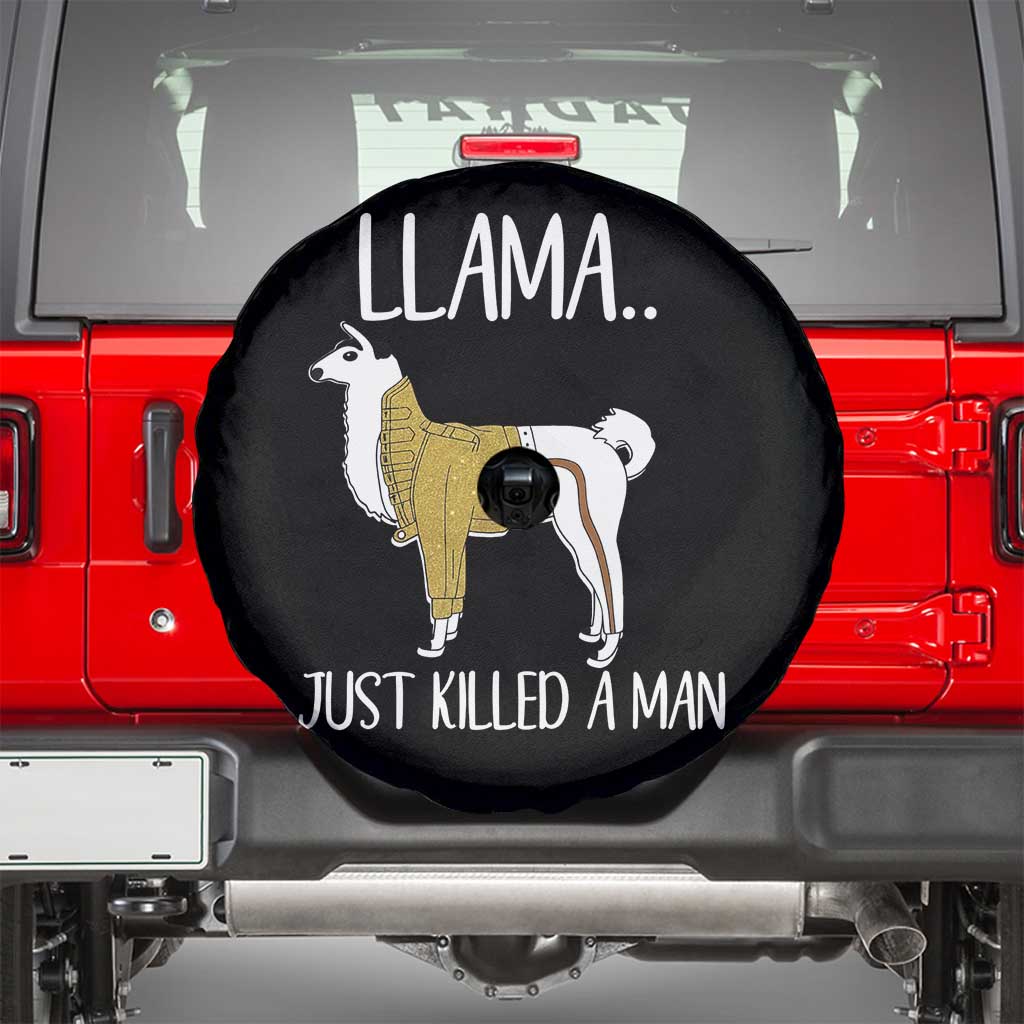 Funny Llama Just Killed a Man Spare Tire Cover Animal Pun Internet Meme ...