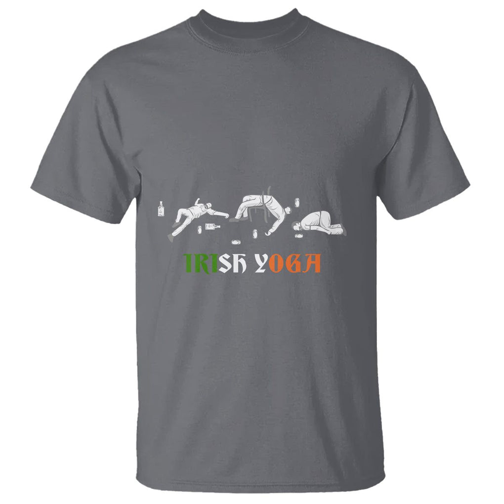 Funny St. Patricks Day Drinking T Shirt Irish Yoga Drunk Poses TS02 ...