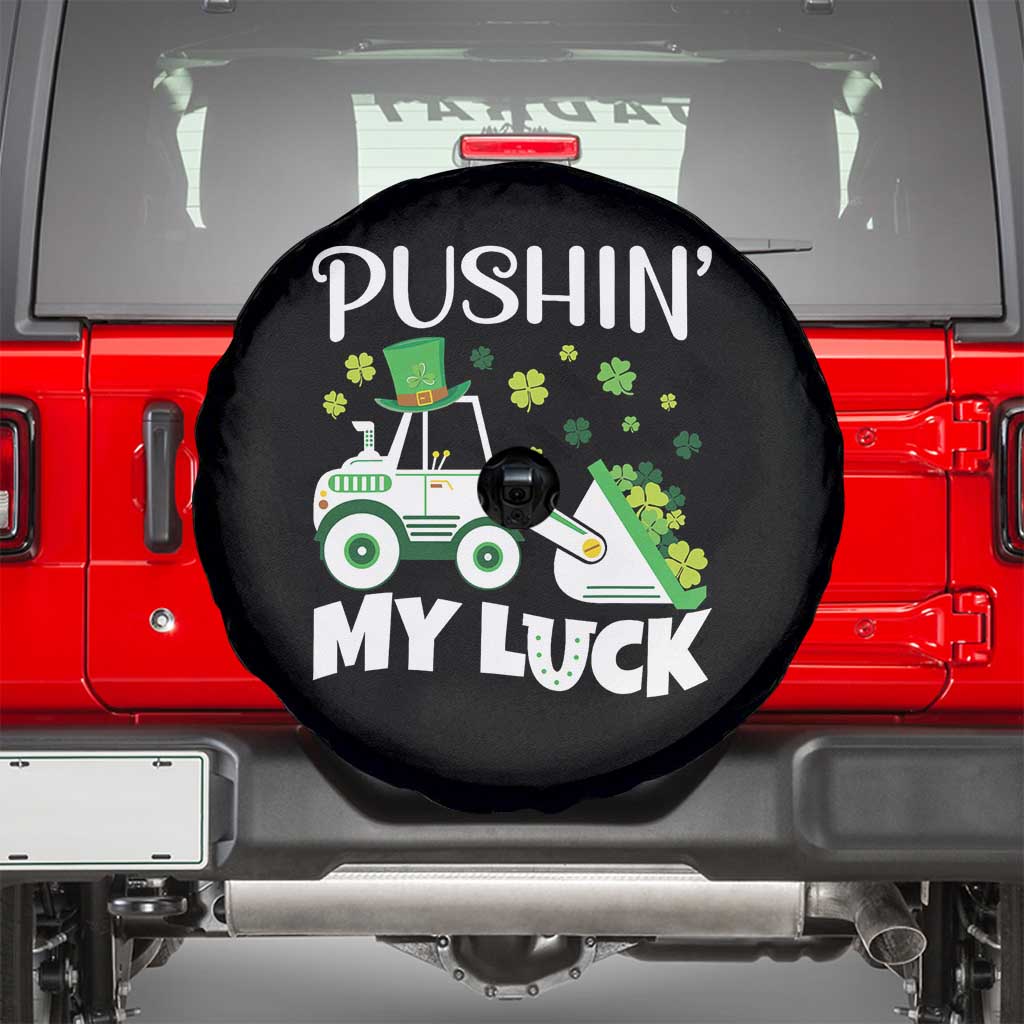 St Patricks Day Boys Truck Spare Tire Cover Pushing My Luck Tractor Toy ...