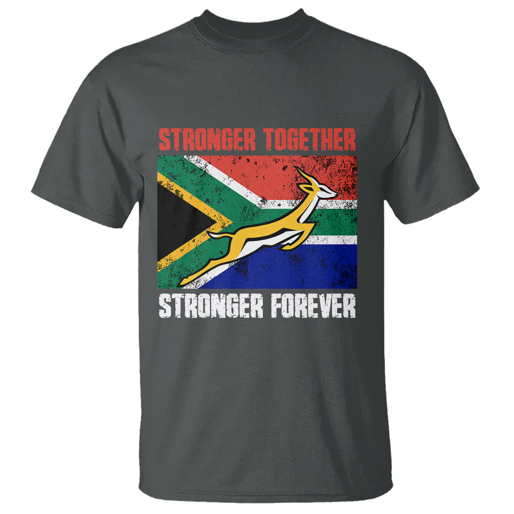 South Africa Rugby T Shirt Stronger Together Stronger Forever ...