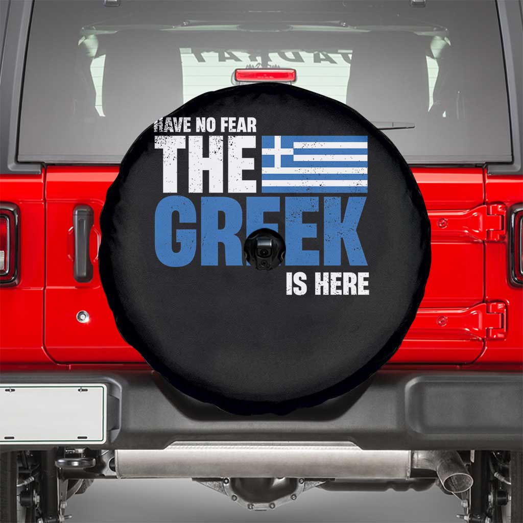Proud Greece Spare Tire Cover Have No Fear The Greek Is Here TS09 Black ...
