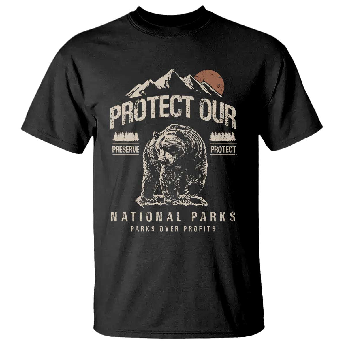 Protect Our National Parks T Shirt TS10 Black Print Your Wear
