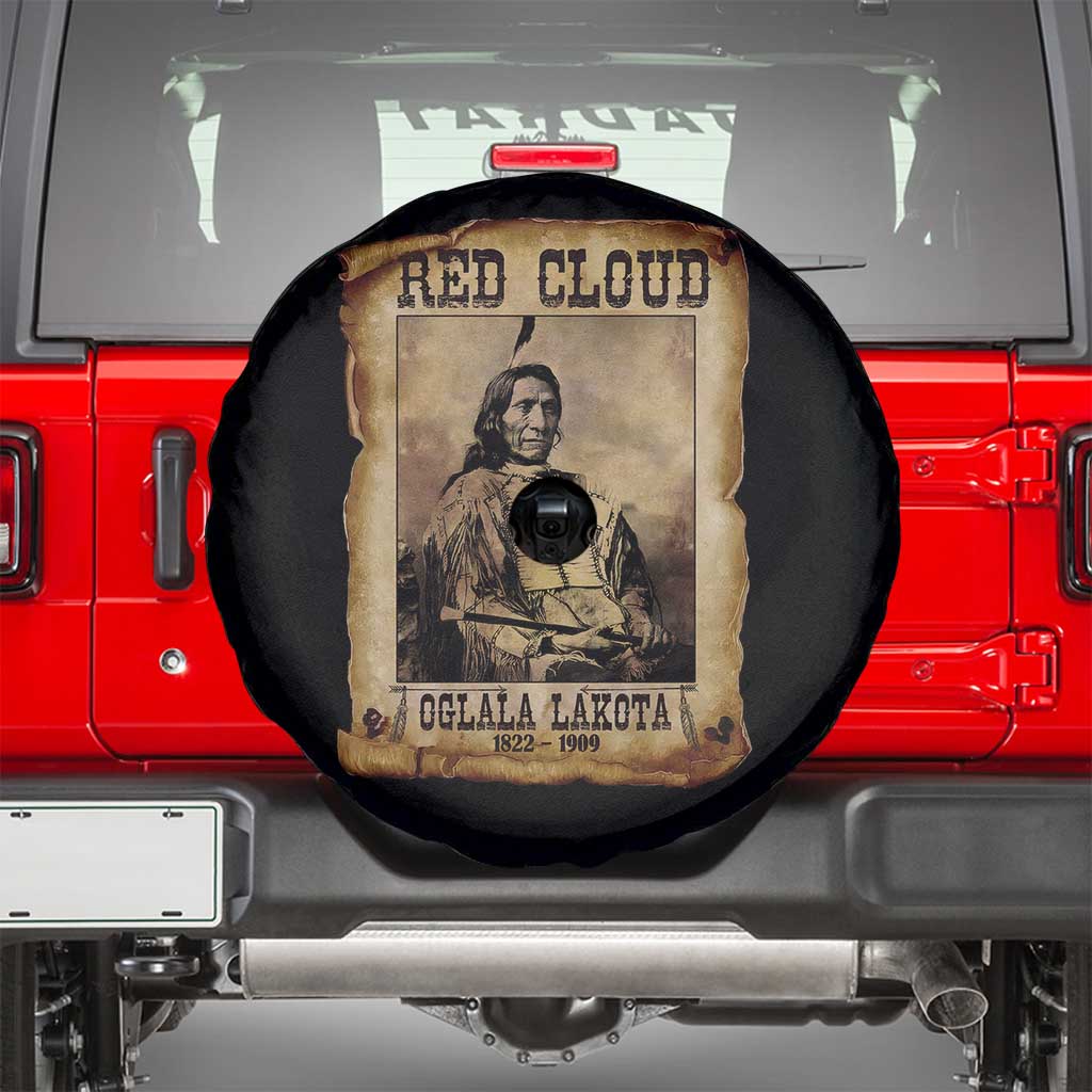 Red Cloud Spare Tire Cover Oglala Lakota Sioux Native American Chief ...