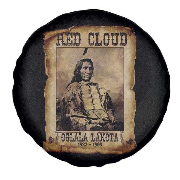 Red Cloud Spare Tire Cover Oglala Lakota Sioux Native American Chief Warrior History TS10
