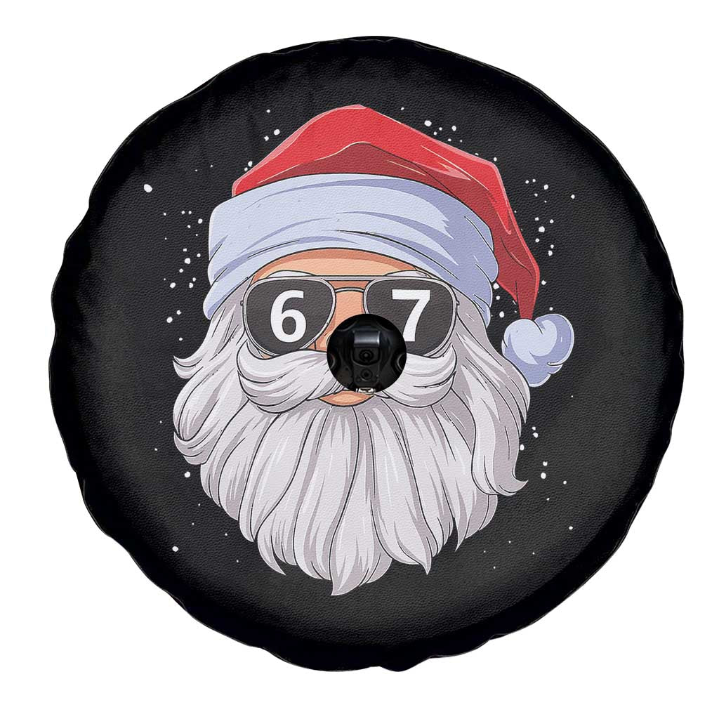 Six Seven 67 Christmas Meme Spare Tire Cover Funny Brainrot Santa Claus ...