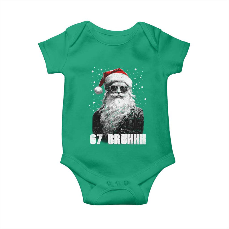 Cool Santa Claus Six Seven 67 Meme Baby Onesie Funny 6 7 Gen Alpha ...