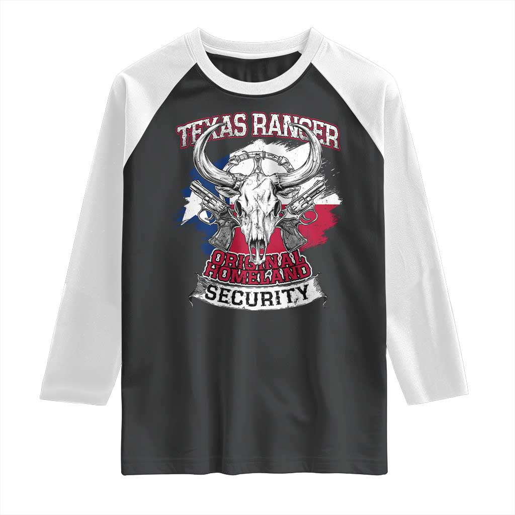 Texas Ranger Original Homeland Security Raglan Shirt History Of Texas TS11