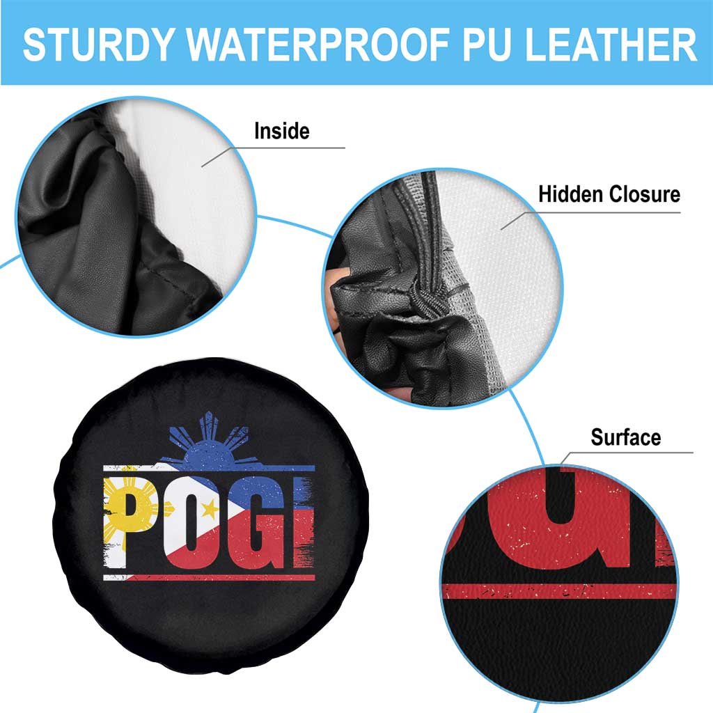 Pogi Filipino Slang Filipino Flag Pinoy Sun And Star Spare Tire Cover TS11 Print Your Wear