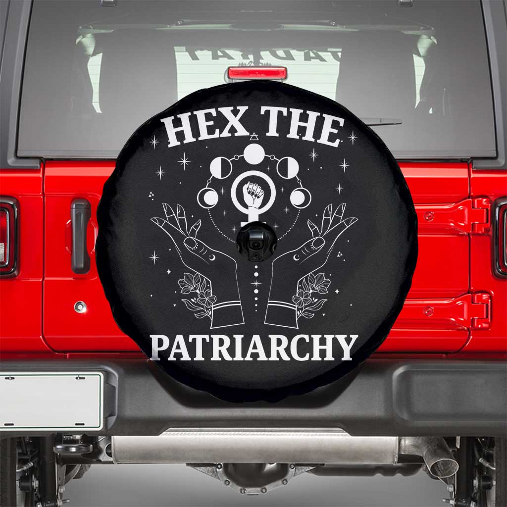 Hex The Patriarchy Spare Tire Cover Feminist Witch Female Symbol TS11 ...