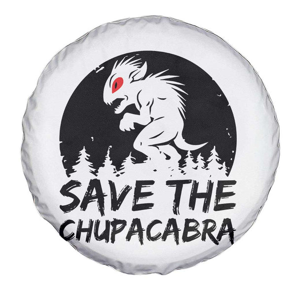 Chupacabra Spare Tire Cover Funny Cryptid Save The Goat Sucker Gift TS12