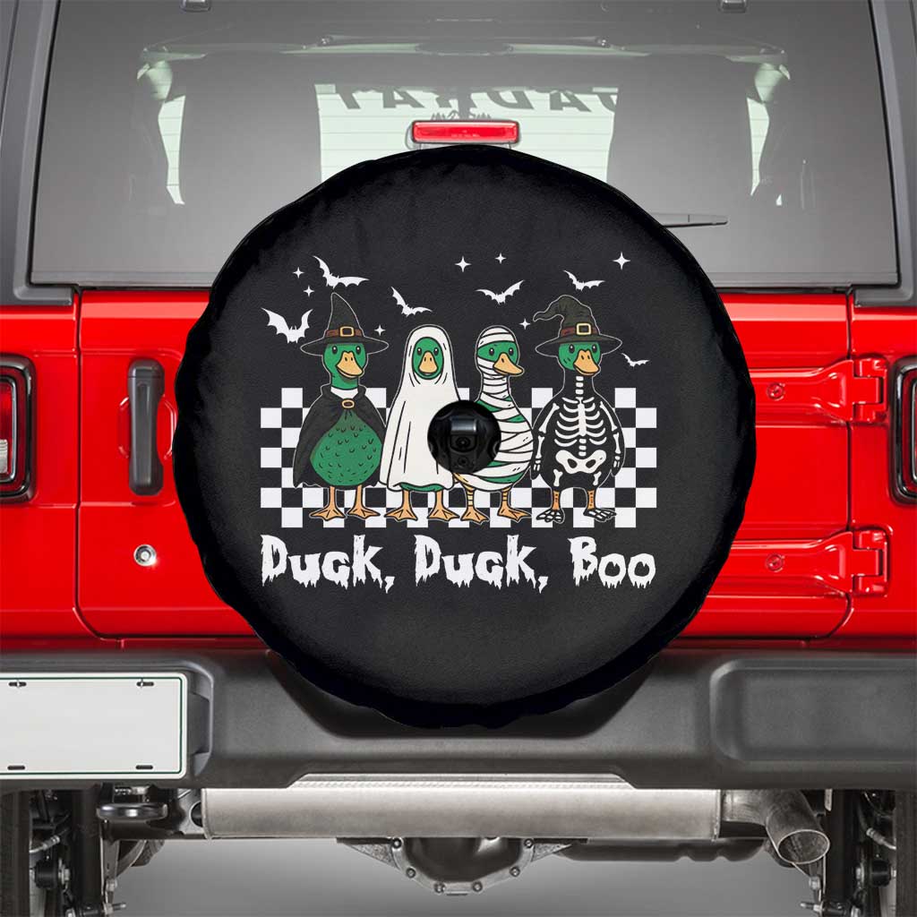 Halloween Duck Duck Boo Spare Tire Cover Funny Spooky Gift TS12 Black ...