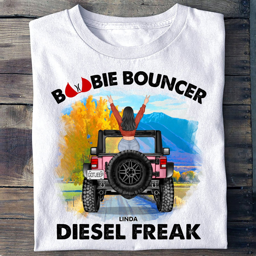 Custom Jeep Tee Shirts Boobie Bouncer Diesel Freak CTM Custom ...